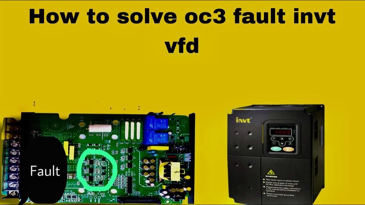 How to solve oc3 fault invt vfd | Nafees Electronics - YouTube