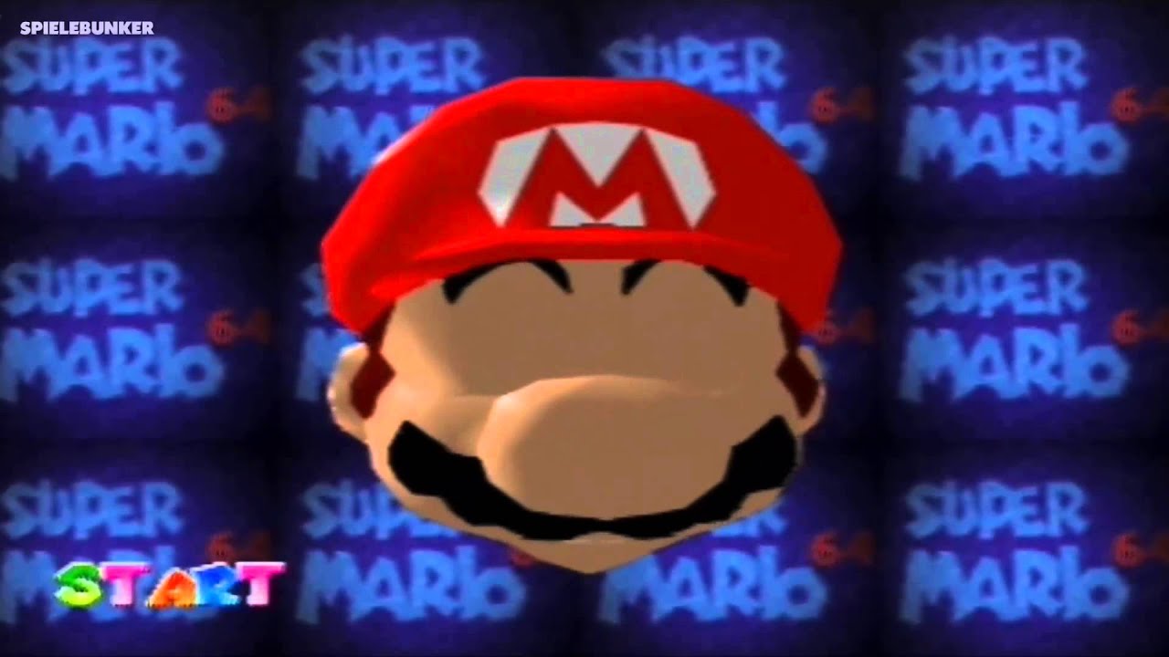 Super Mario 64: Only Start/Intro Screen [HD] - YouTube