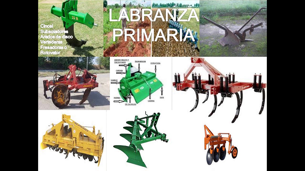 MECANIZACION AGRICOLA Tipos de Labranzas e implementos usados para las ...