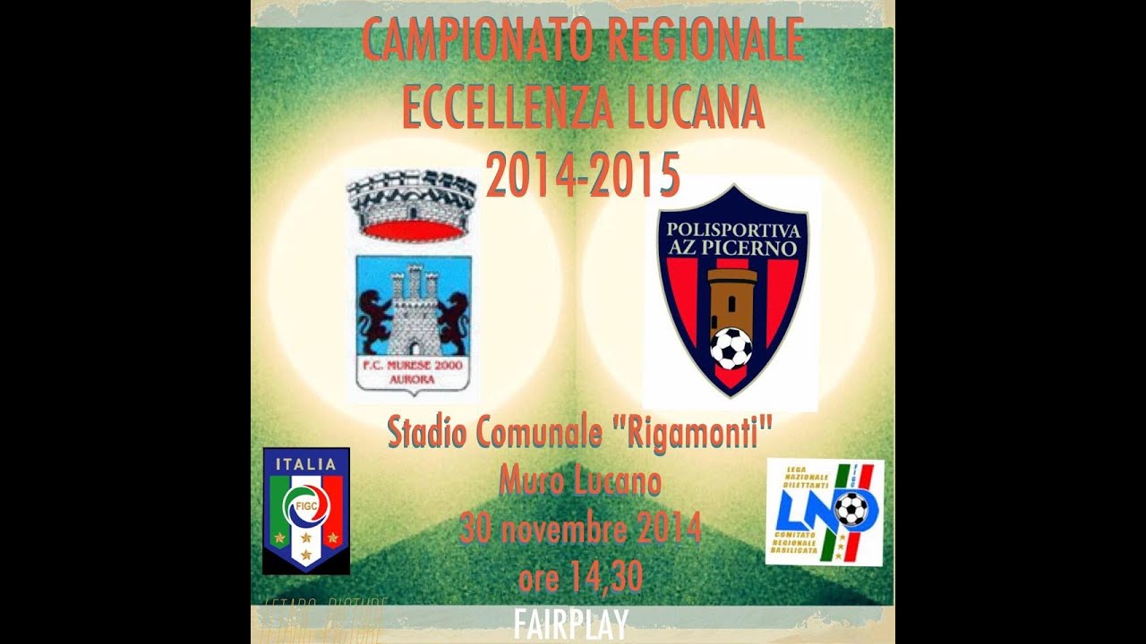 Sintesi incontro di calcio Murese Aurora 2000 vs AZ Picerno - YouTube