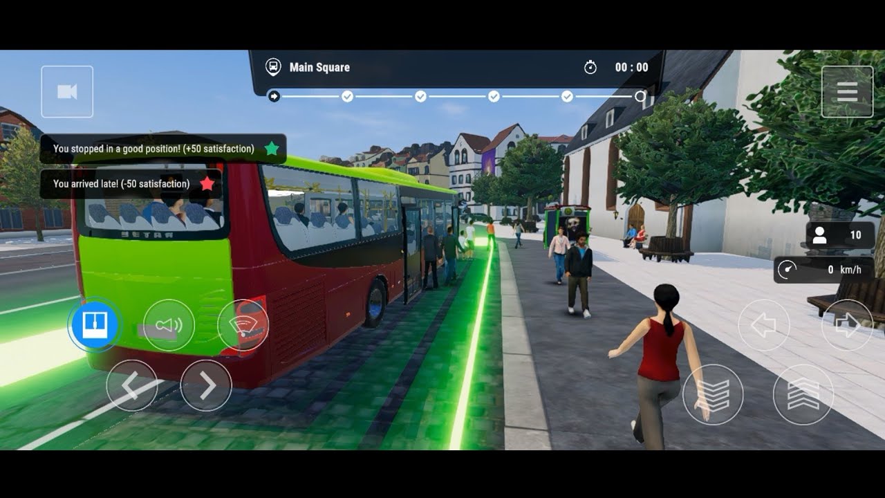 Bus Simulator CR lite Game Ki first level #offline #game #busgames ...