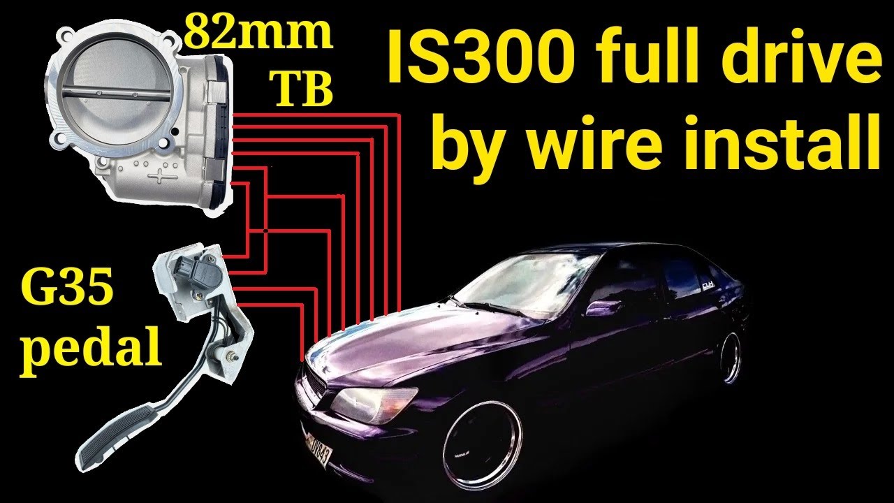 IS300 with G35 Pedal full DBW - YouTube