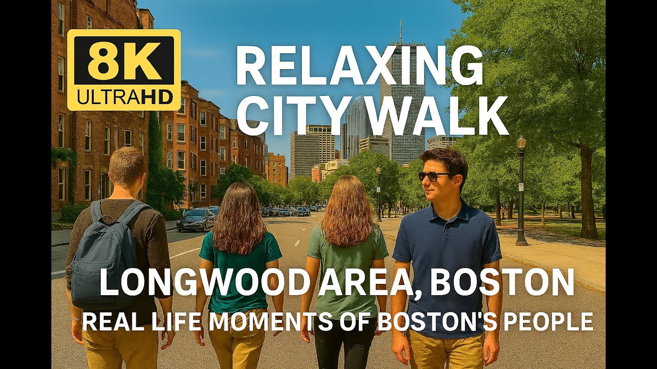 Relaxing City Walk: Longwood Area, Boston | Real Life Moments of Boston ...