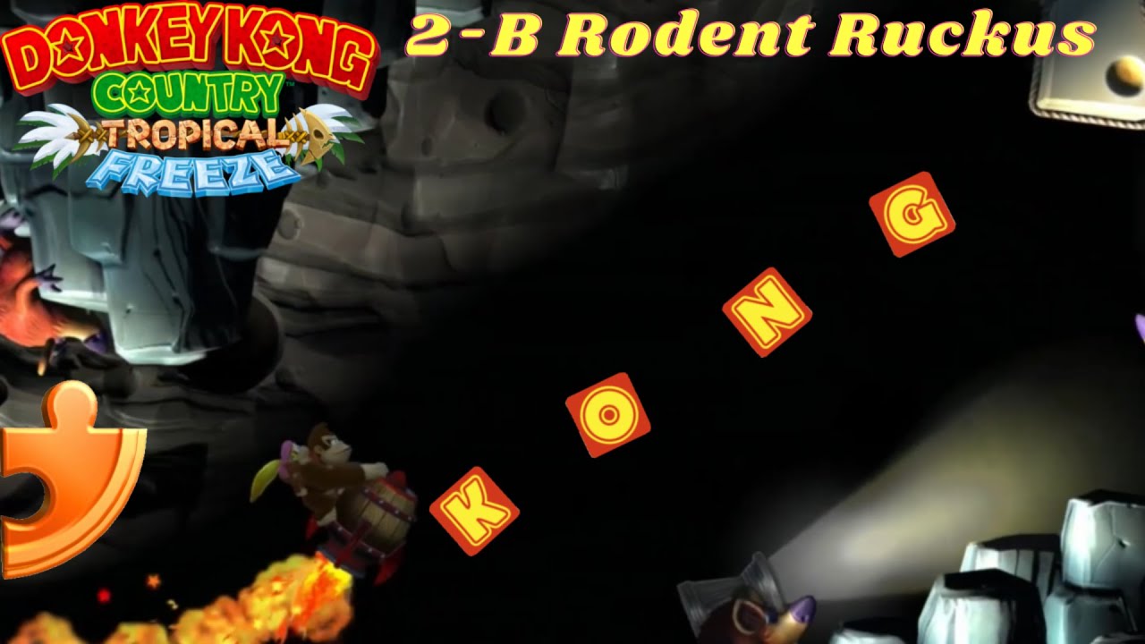 [Donkey Kong Country: Tropical Freeze] 2-B Rodent Ruckus All ...