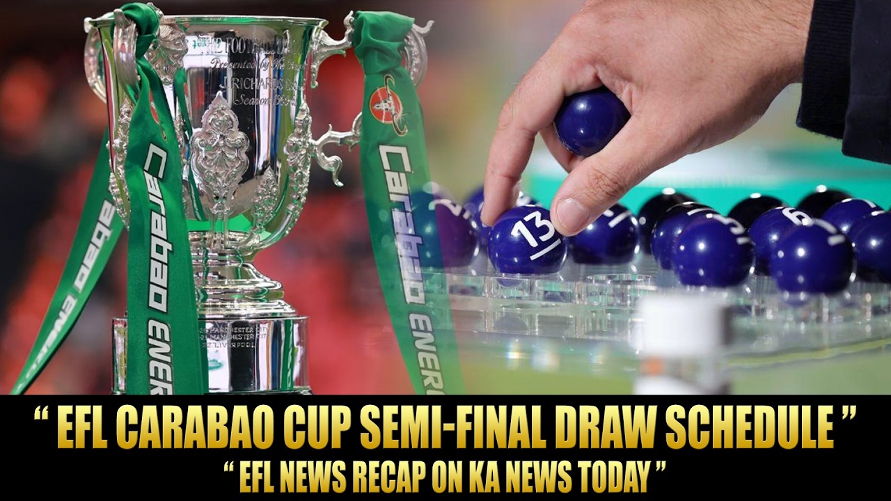 Liverpool to the Carabao Cup Semifinals, EFL Carabao Cup Semi-Final ...