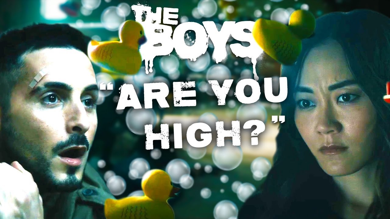 Frenchie Sees Rubber Ducks 🦆 While Kimiko Fights | The Boys S4 - YouTube