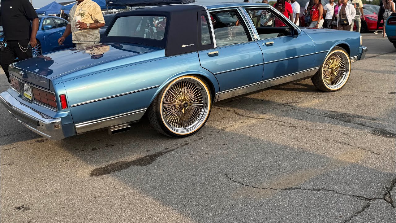 Box Chevy LS Brougham coming through - YouTube
