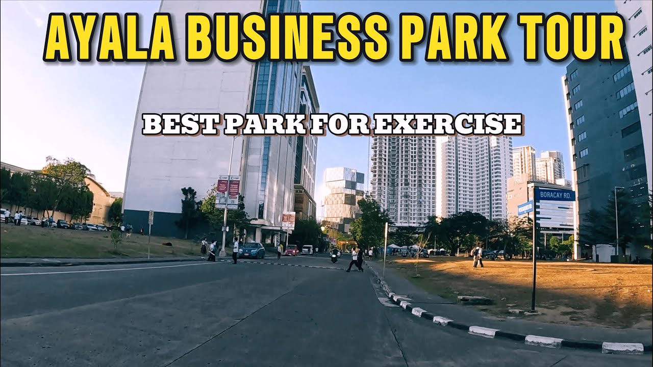 AYALA BUSINESS PARK WALKING TOUR. BEST PLACE FOR JOGGING| CEBU PHILIPPINES - YouTube