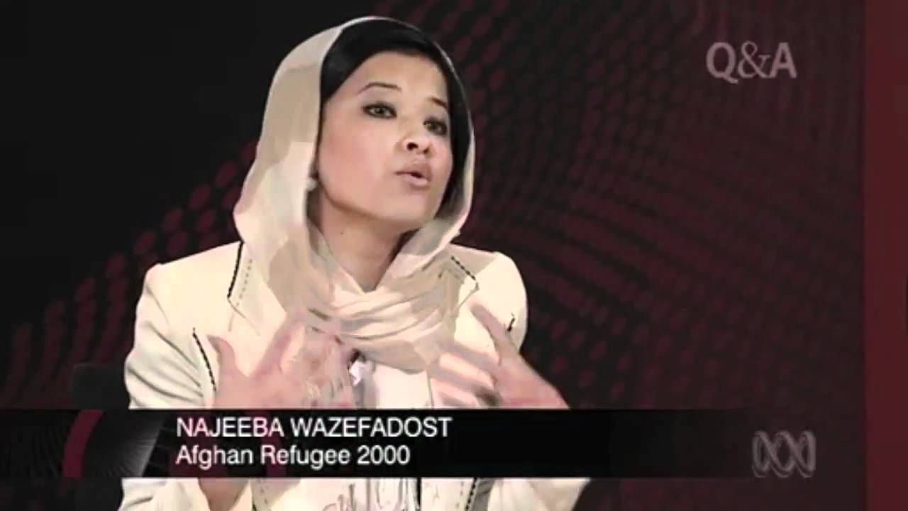 Najeeba's view on refugees in Australia - YouTube