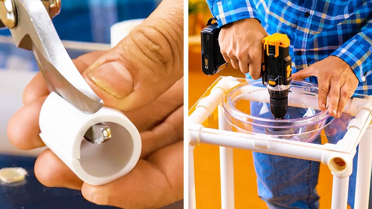 CREACIONES DE TUBOS PVC PARA TU HOGAR Y PATIO TRASERO - YouTube