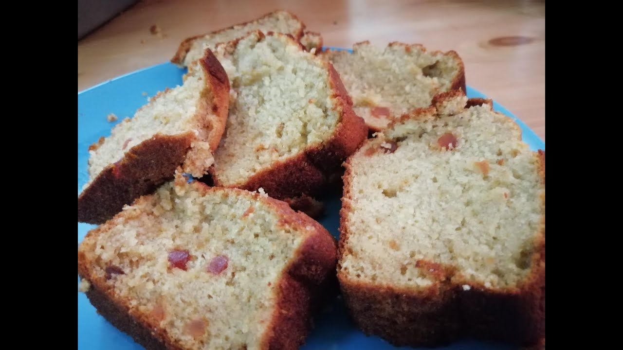 Super soft banana tea cake - YouTube