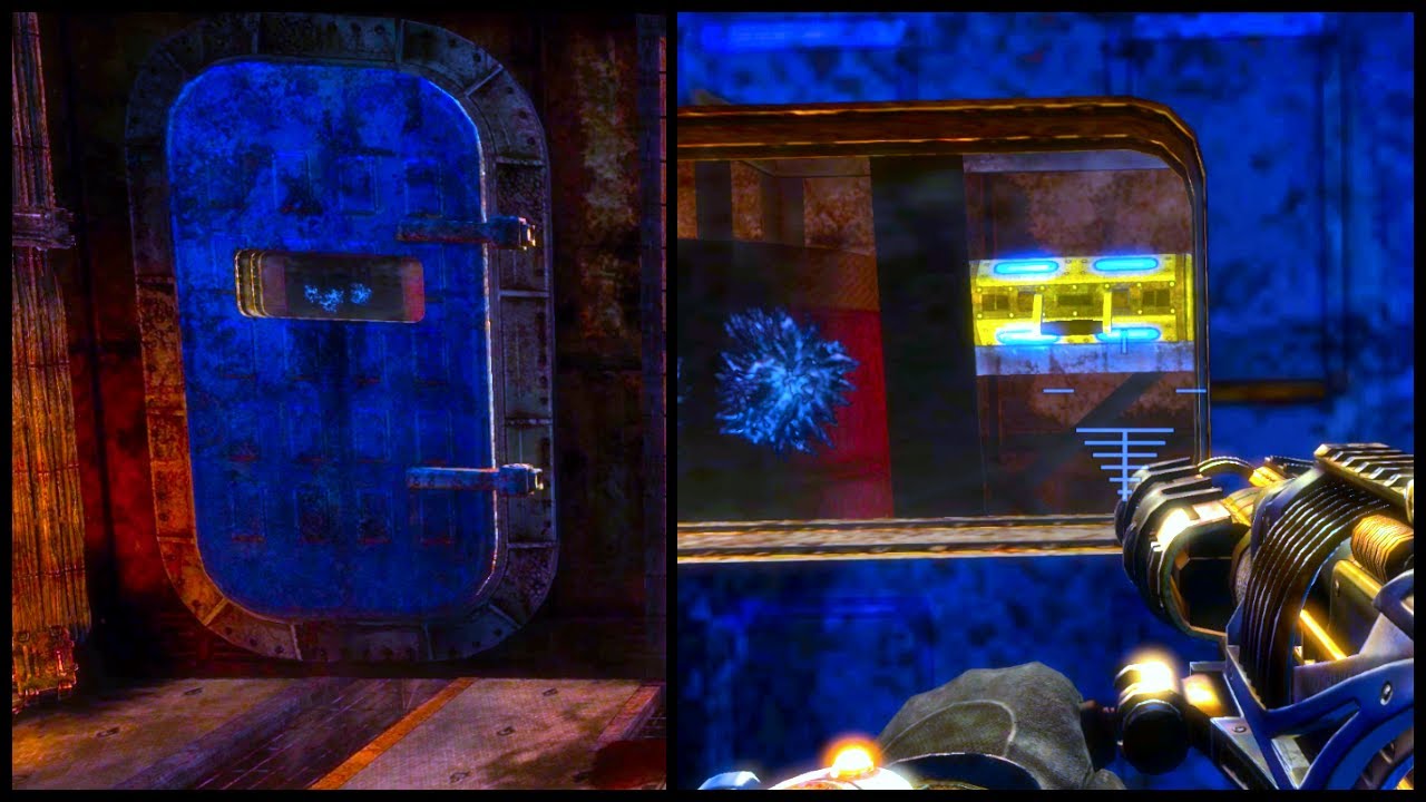 Singularity - How to get weapon tech on the ship behind the blue door ...