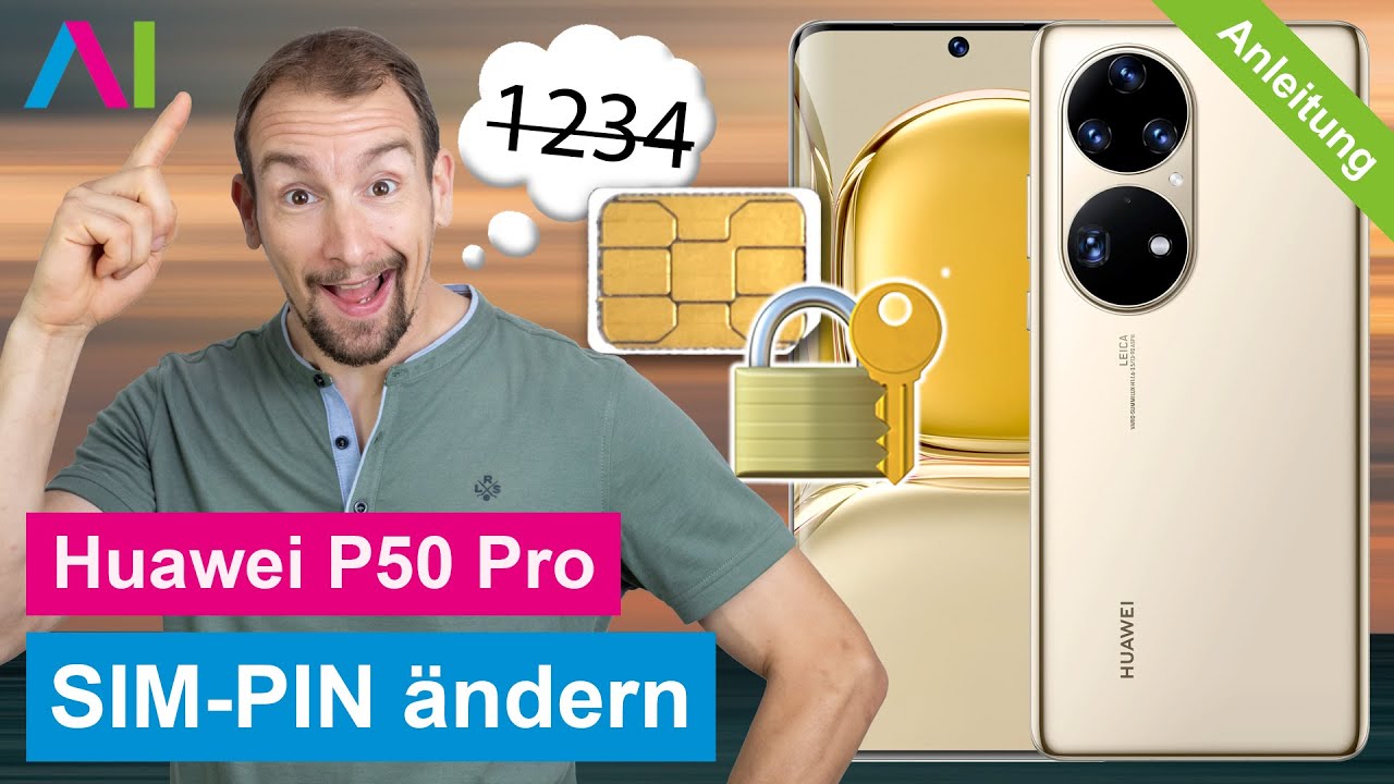 Huawei P50 Pro - SIM-PIN ändern • 📱 • 🧑🏽‍💻 • 🔐 • Anleitung | Tutorial ...