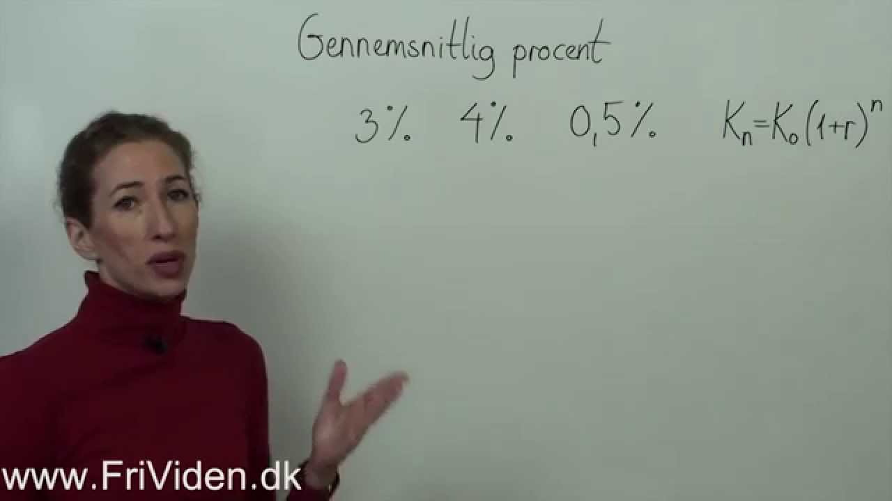 Hvordan Regner Man Procent