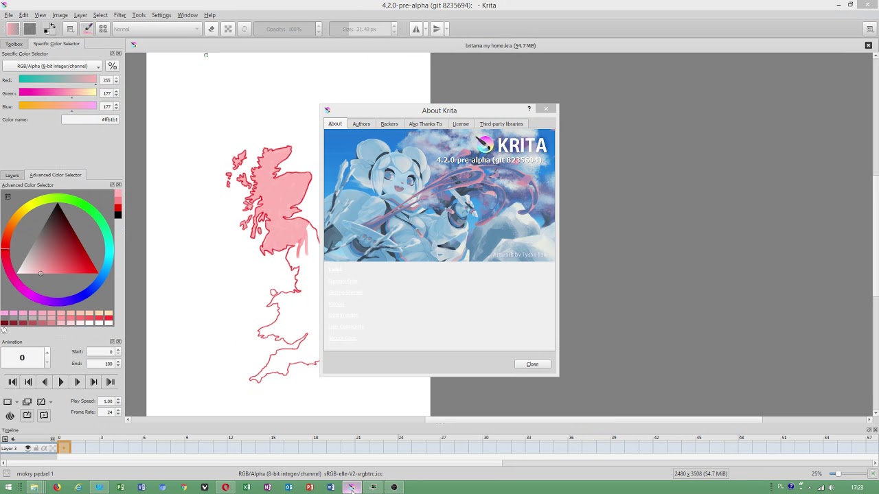Krita 4.2 - color swatches - tutorial EN - YouTube