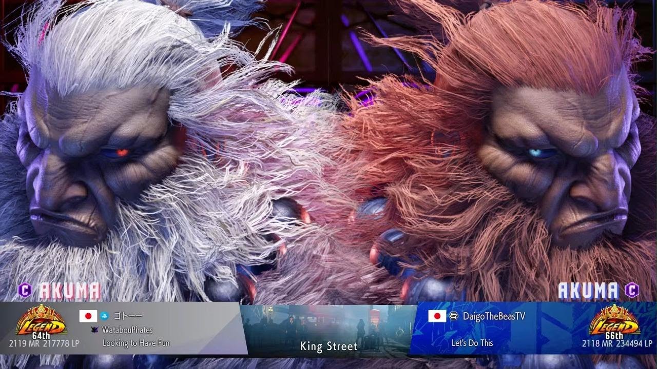 SF6 Daigo ( Akuma ) Vs this CRAZY Gouki player - YouTube