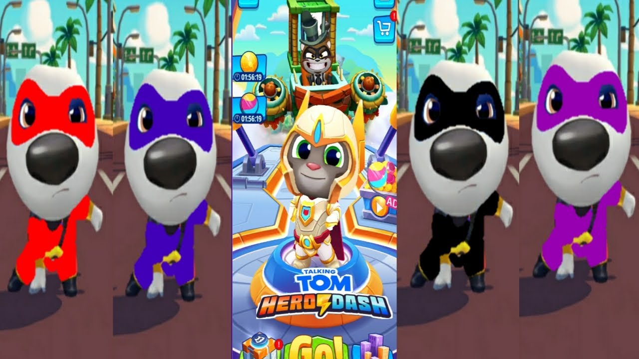 TALKING TOM HERO DASH -- HERO HANK COLOUR MIX & PLATINUM HERO TOM BOSS ...