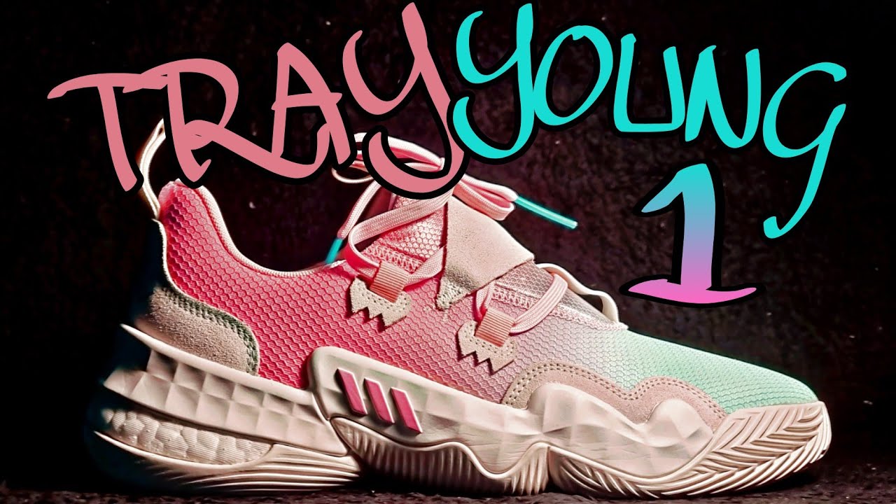 my new "TRAE YOUNG 1s" in Cotton Candy. - YouTube