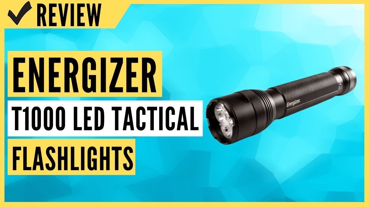 Energizer T1000 LED Tactical Flashlights | Energizer LED Tactical ...