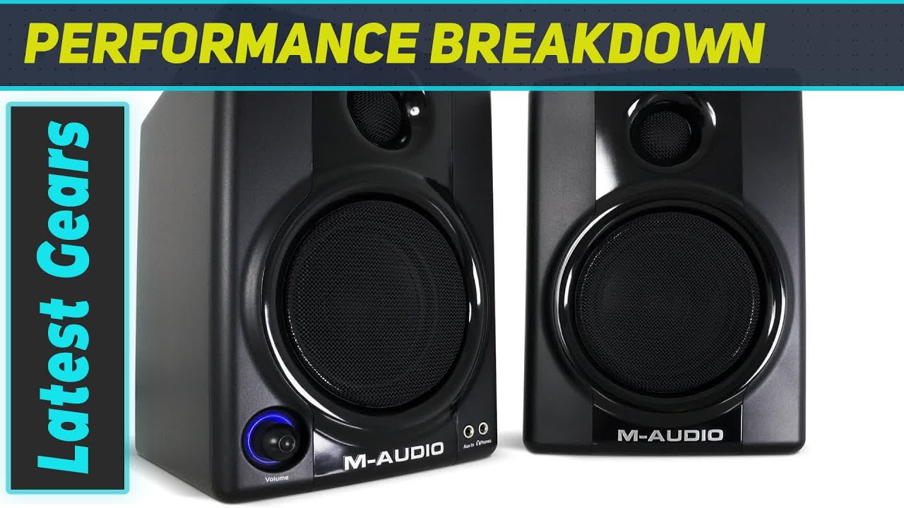 M-Audio Studiophile AV30 Professional Reference Speakers - Unveiling ...