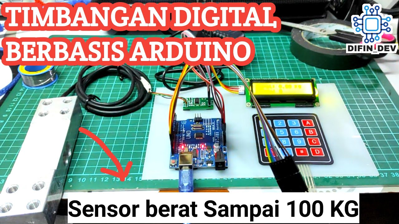 Membuat Timbangan Digital Dengan Arduino Berbasis Sensor Loadcell Bisa Setting Harga Tampil Di