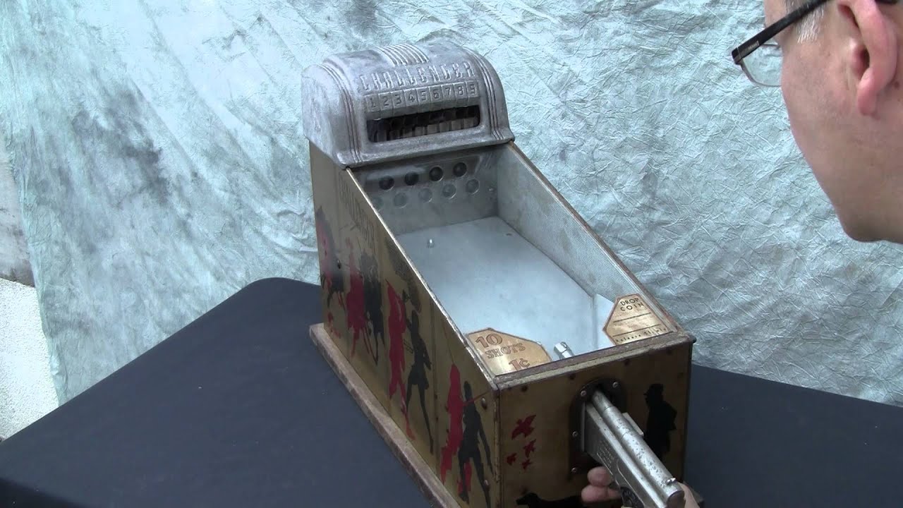 ABT Challenger Target Shoot Penny Arcade Gun Game - YouTube