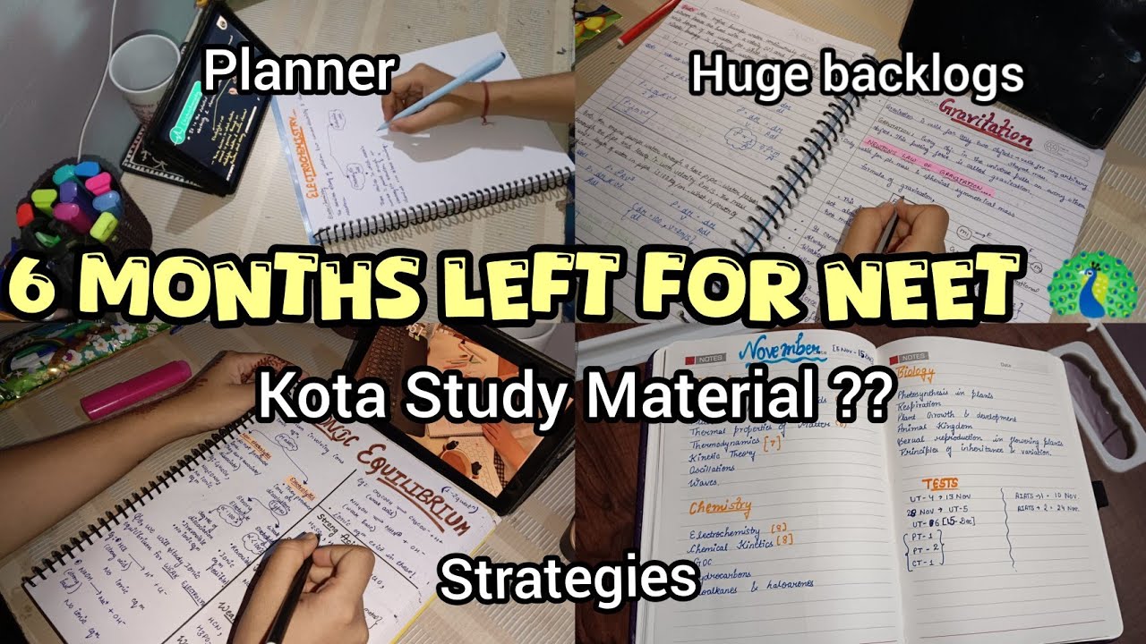 6 months left for NEET ll Giving up ll Strategy ll Planner ll Kota ...