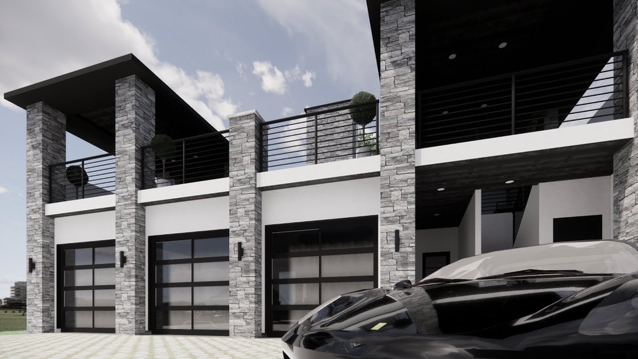 EAST SIDE VILLA - GARAGE WITH ROOF DECK - YouTube
