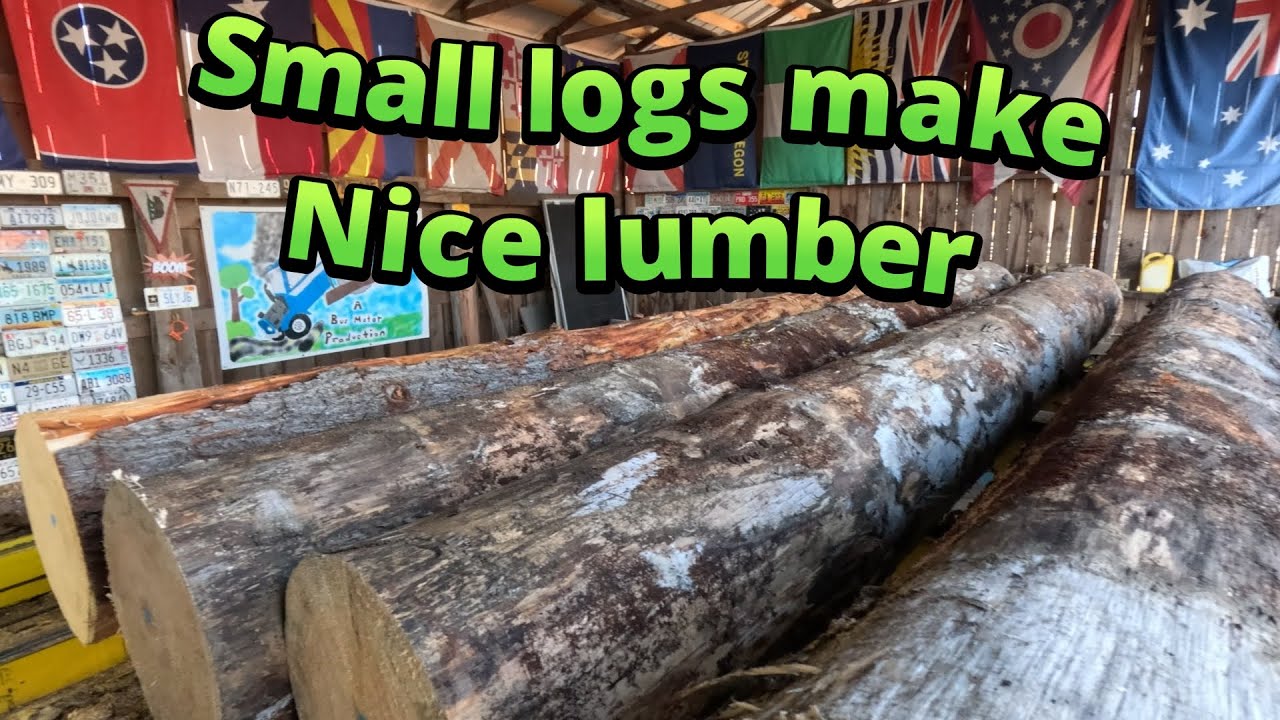Small logs do make some nice lumber # 799 - YouTube