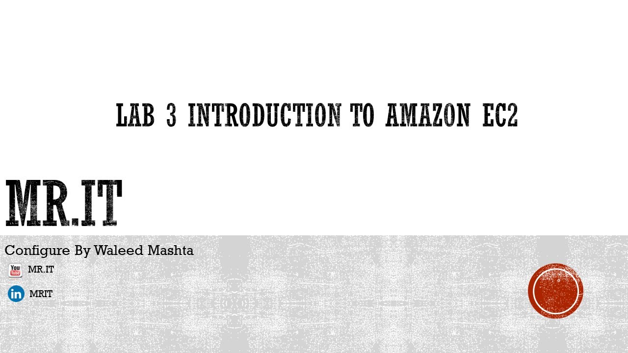 Lab 3 Introduction to Amazon EC2 - YouTube
