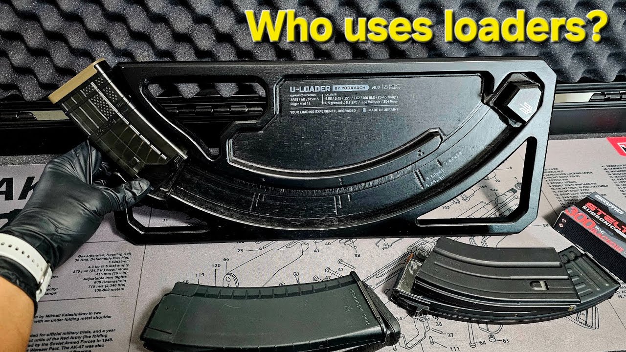 How fast can you load up ur mags? U-Loader By PODAVACH.. - YouTube