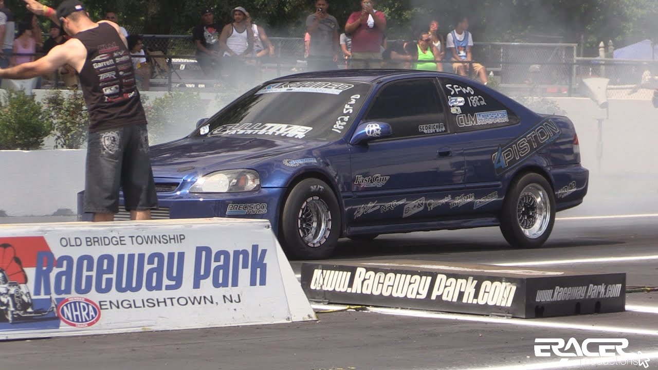 Fast Guy Racing Sport FWD Coupe first 9 second pass | Honda Day ETown ...