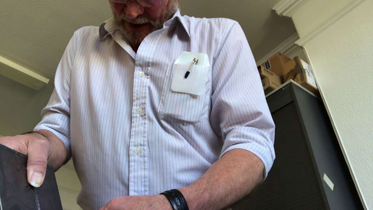 Checking a fillet weld fracture for a welder qualification test - YouTube