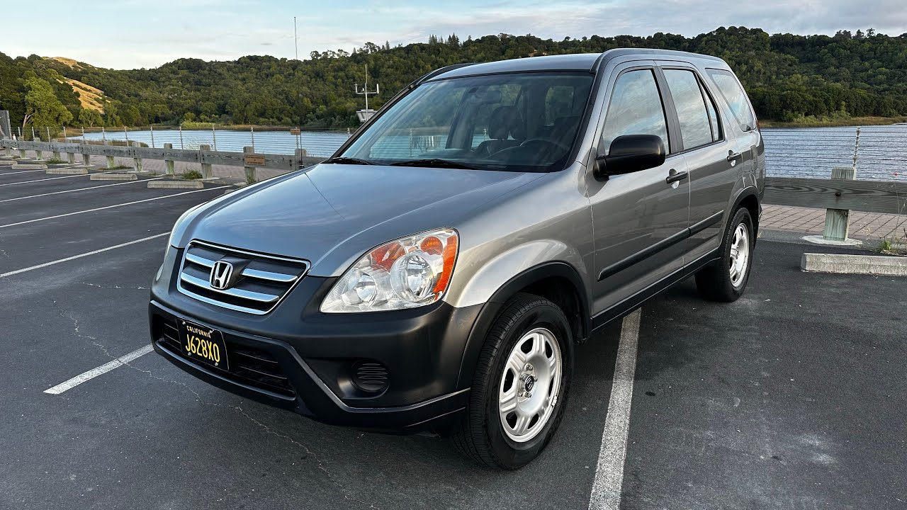 2006 Honda CR-V LX 4dr SUV Grey (low mileage) - YouTube