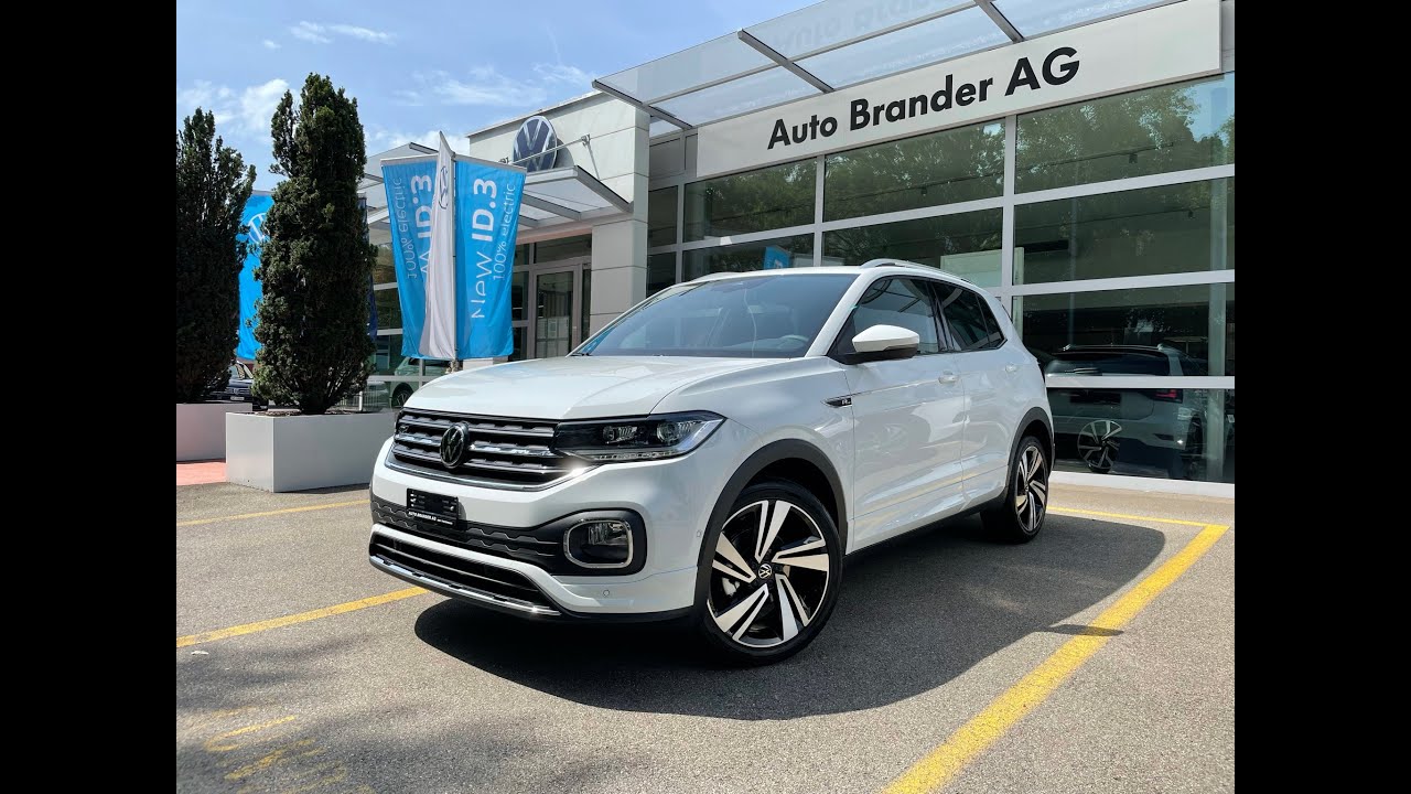 T-Cross 110PS DSG R-Line purewhite 585760 - YouTube