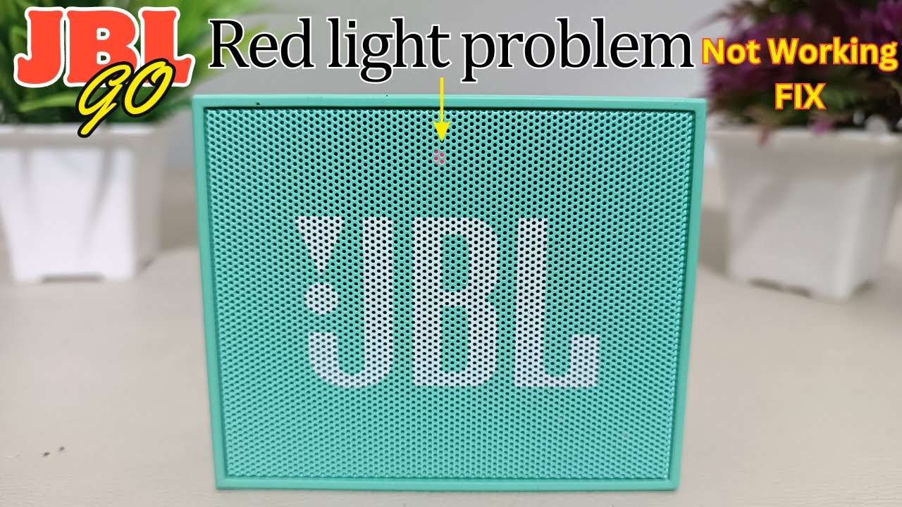 JBL Go Red light problem - SOLVED - YouTube