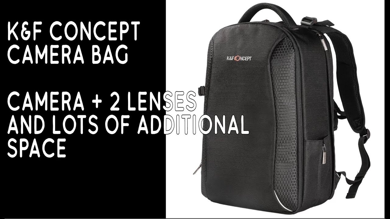 K&F Concept DSLR Camera Backpack Waterproof - YouTube