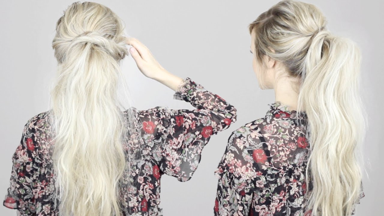 HOW TO: Voluminous Ponytail | Perfect Holiday Hairstyle - YouTube