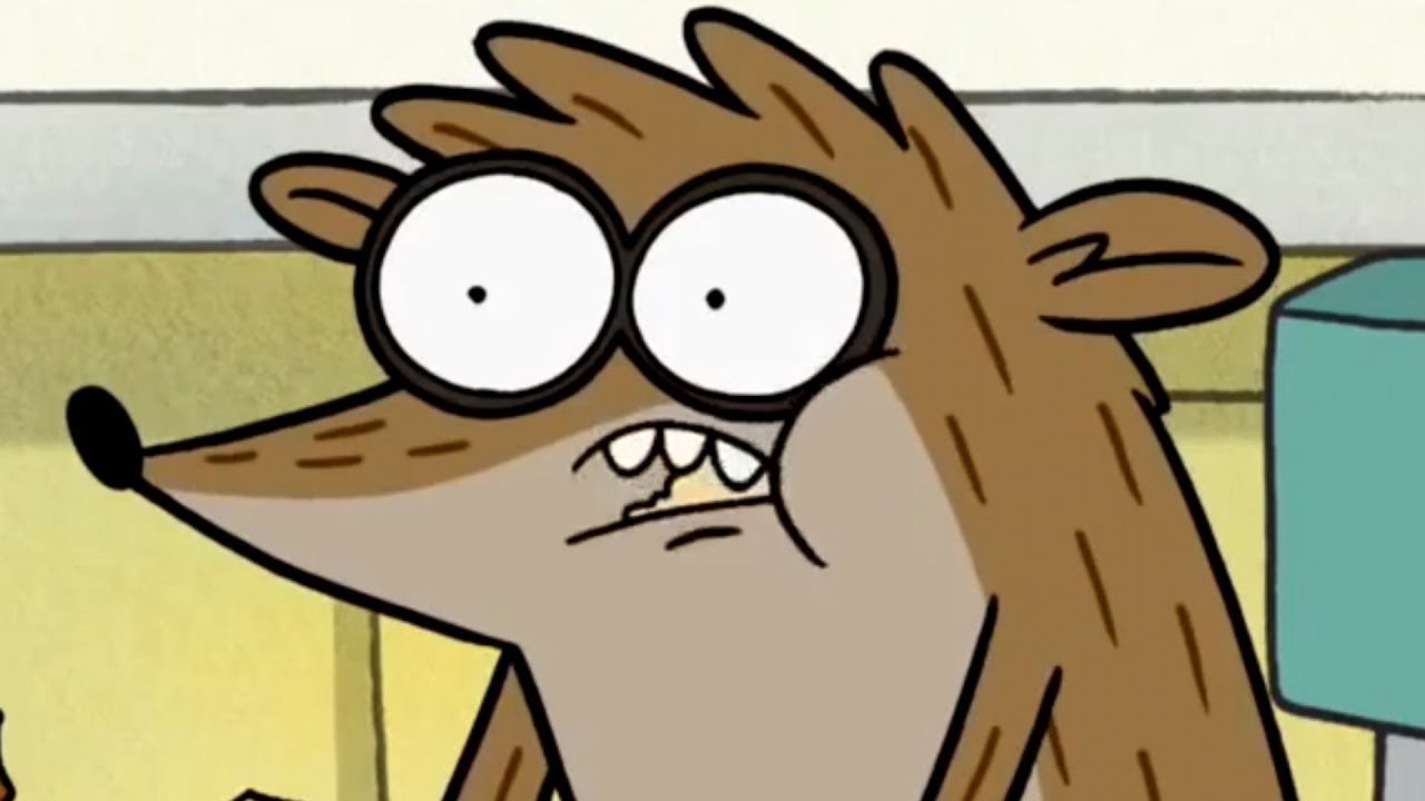 Rigby Eats A Sandwich For 10 Minutes - YouTube