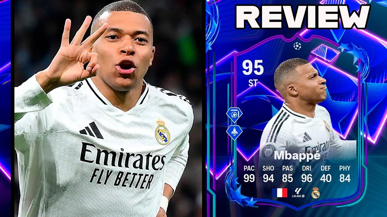 LA MEJOR CARTA QUE HE PROBADO | MBAPPE DREAMCHASERS 95 FC 25 REVIEW ...