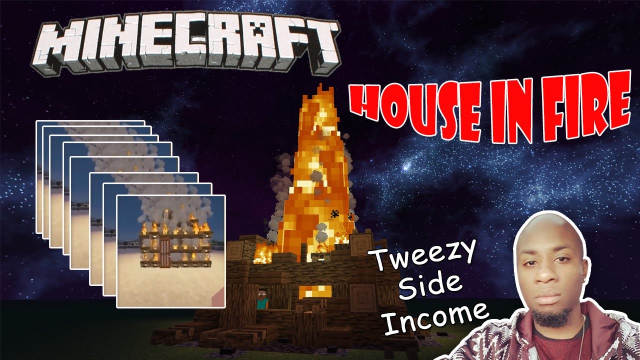 HOUSE ON FIRE - MINECRAFT SHORTS - YouTube