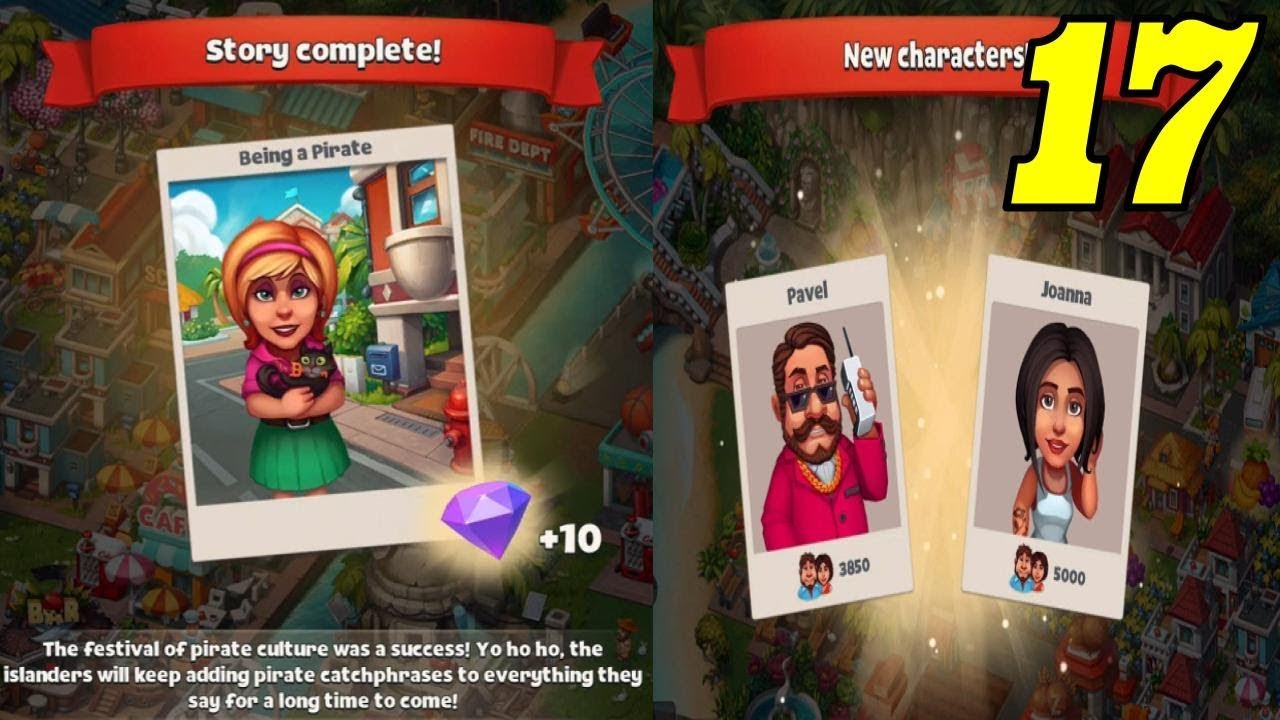 Trade Island - Townhall Level 7 | Story Being a Pirate - Gameplay #17 ...