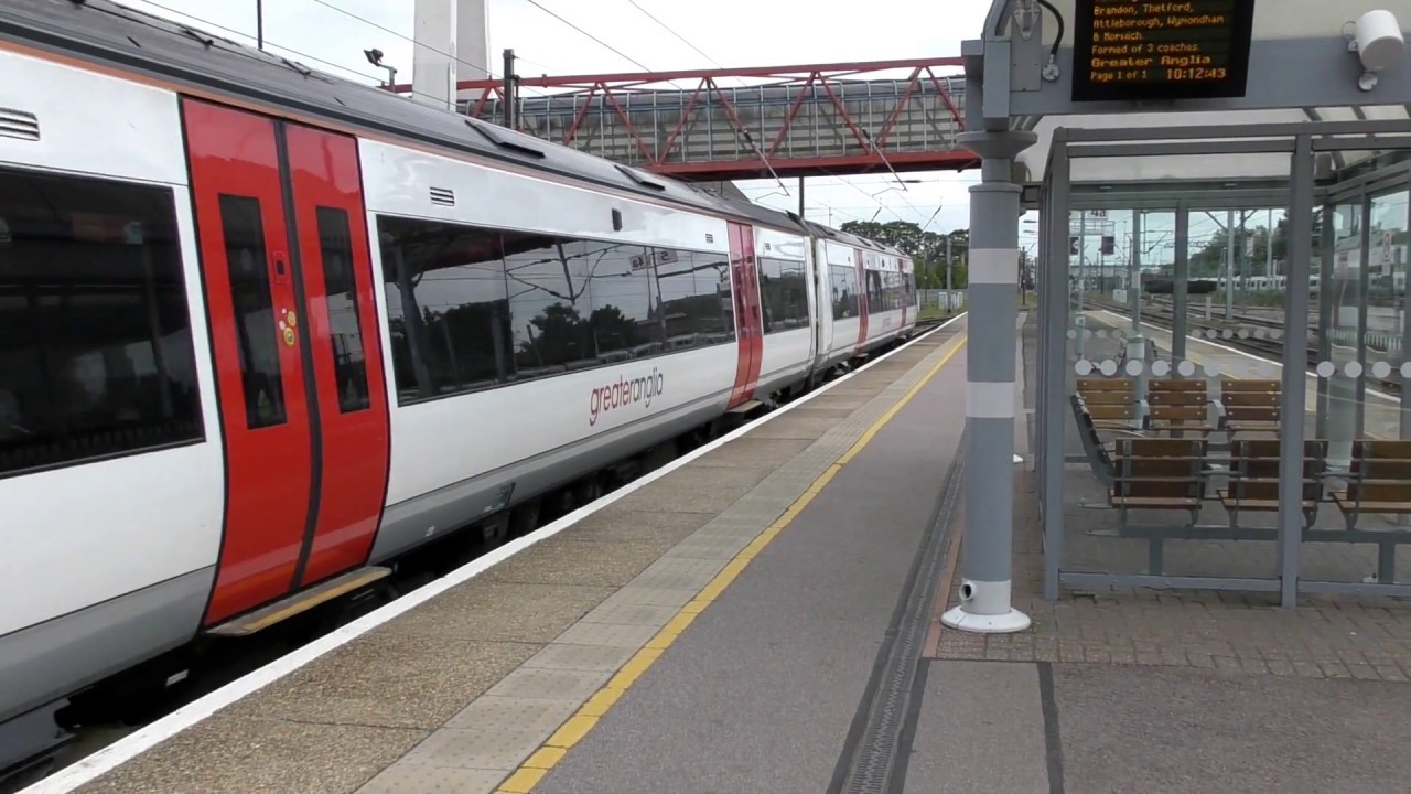 Greater Anglia Class 170 Departing Cambridge (07/6/18) - YouTube