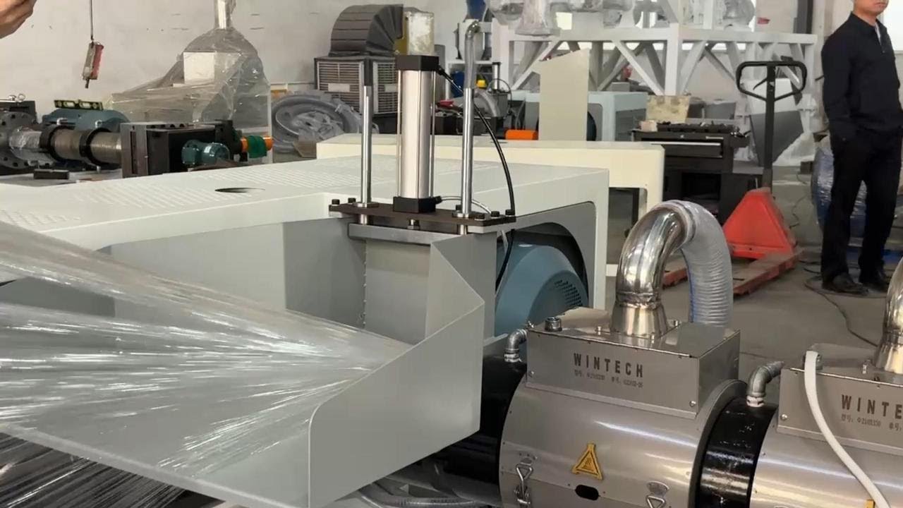 230kg Output; Plastic Online Granulator Machine;Ecofriendly; Flexible ...