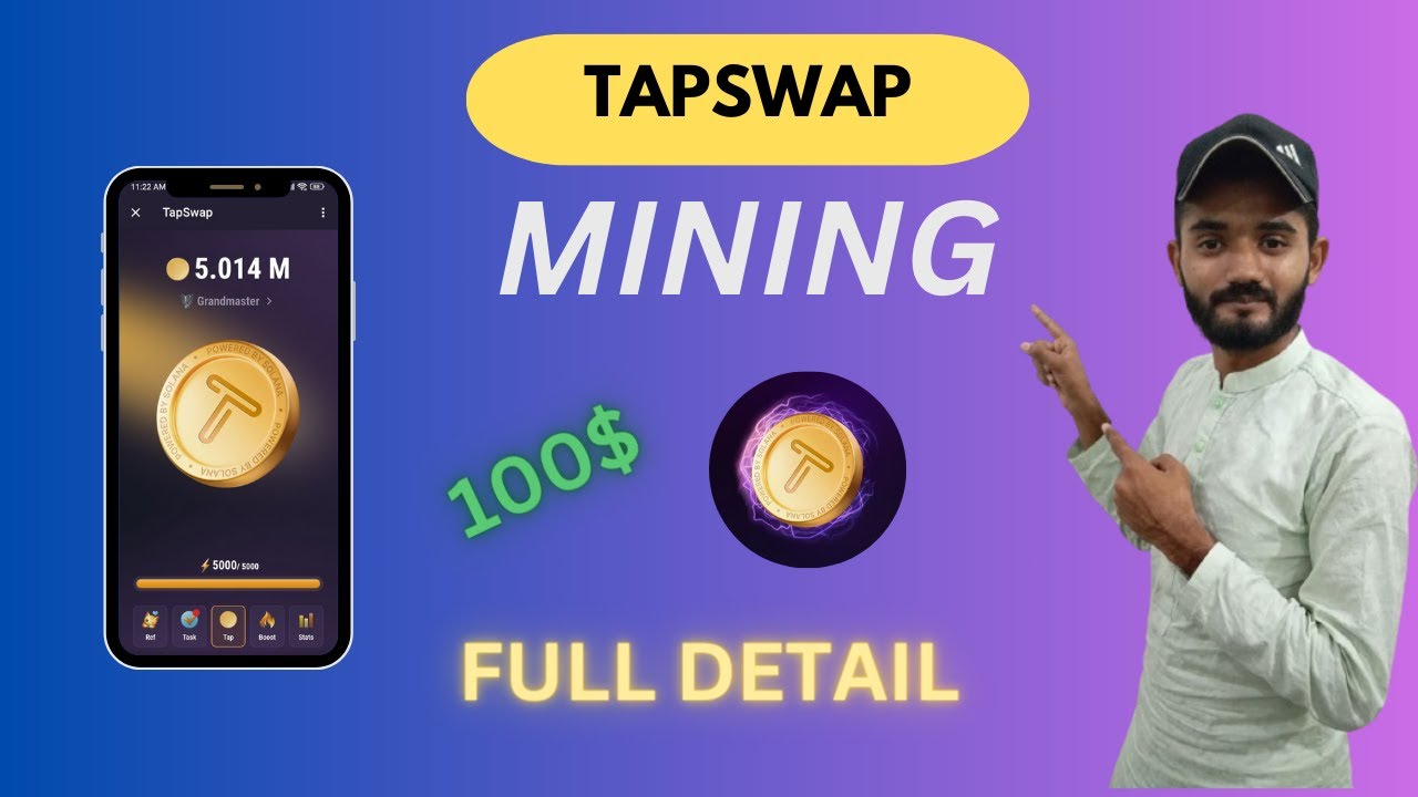 TAPSWAP MINING FULL DETAIL || TapSwap Withdrawal to Solana wallet ...