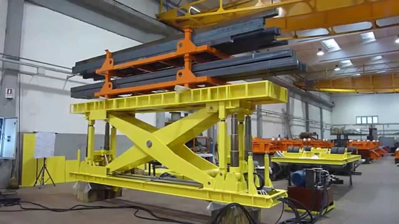 Heavy Duty Lifting Platform 45t - YouTube