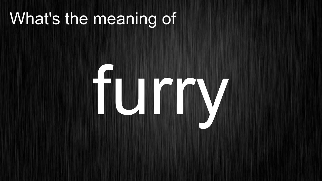 What s The Meaning Of furry How To Pronounce Furry YouTube what-s-the-meaning-of-furry-how-to-pronounce-furry-youtube