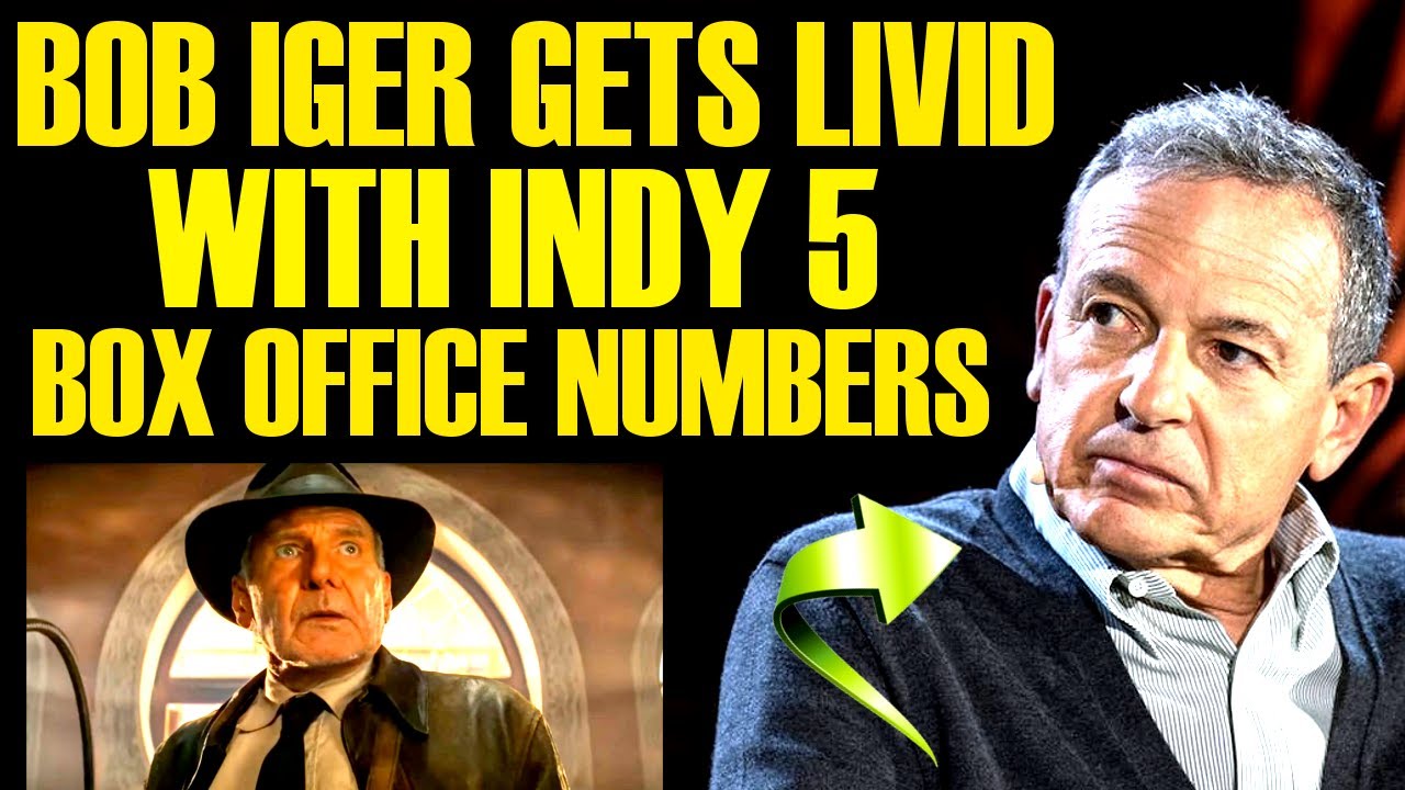 BOB IGER GETS LIVID WITH INDY 5 BOX OFFICE PROJECTIONS! Dial Of Destiny ...