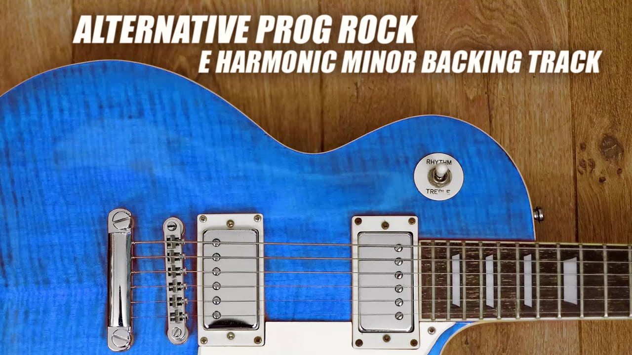 Backing Track Alternative Prog Rock Guitar E Harmonic Minor - YouTube