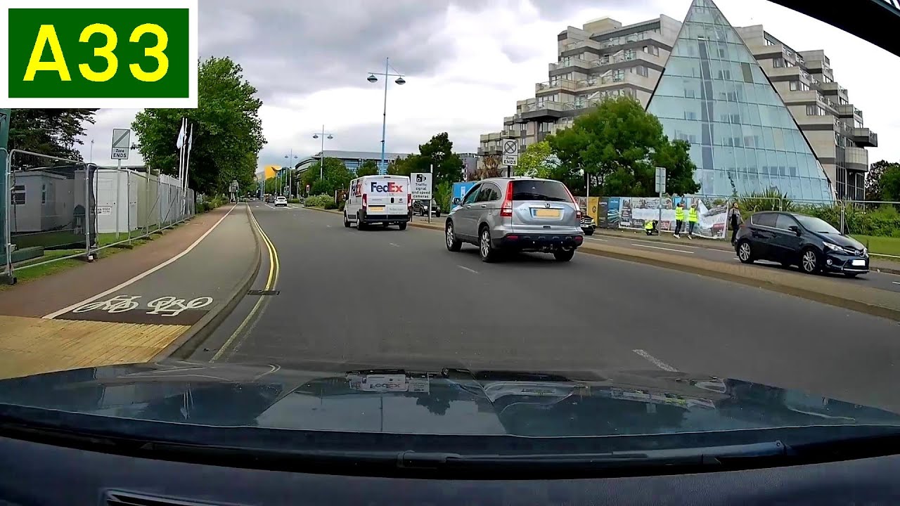 A33 West Quay Road, Southampton - Westbound - YouTube